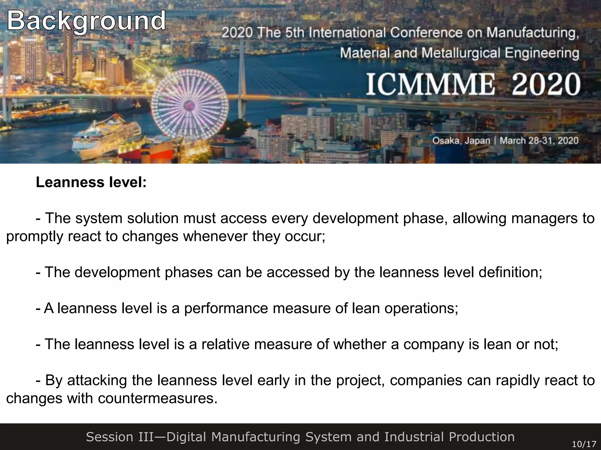 Application Phases for Productivity Improvement through Lean Methods ...