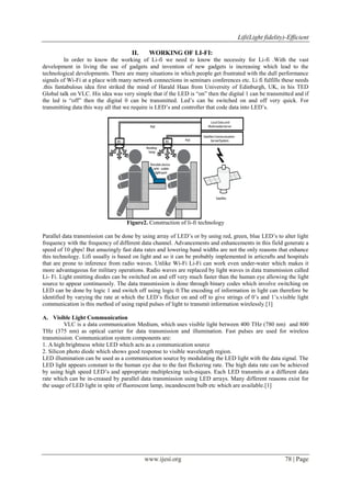 Lifi(Light fidelity)-Efficient use of visible spectrum | PDF