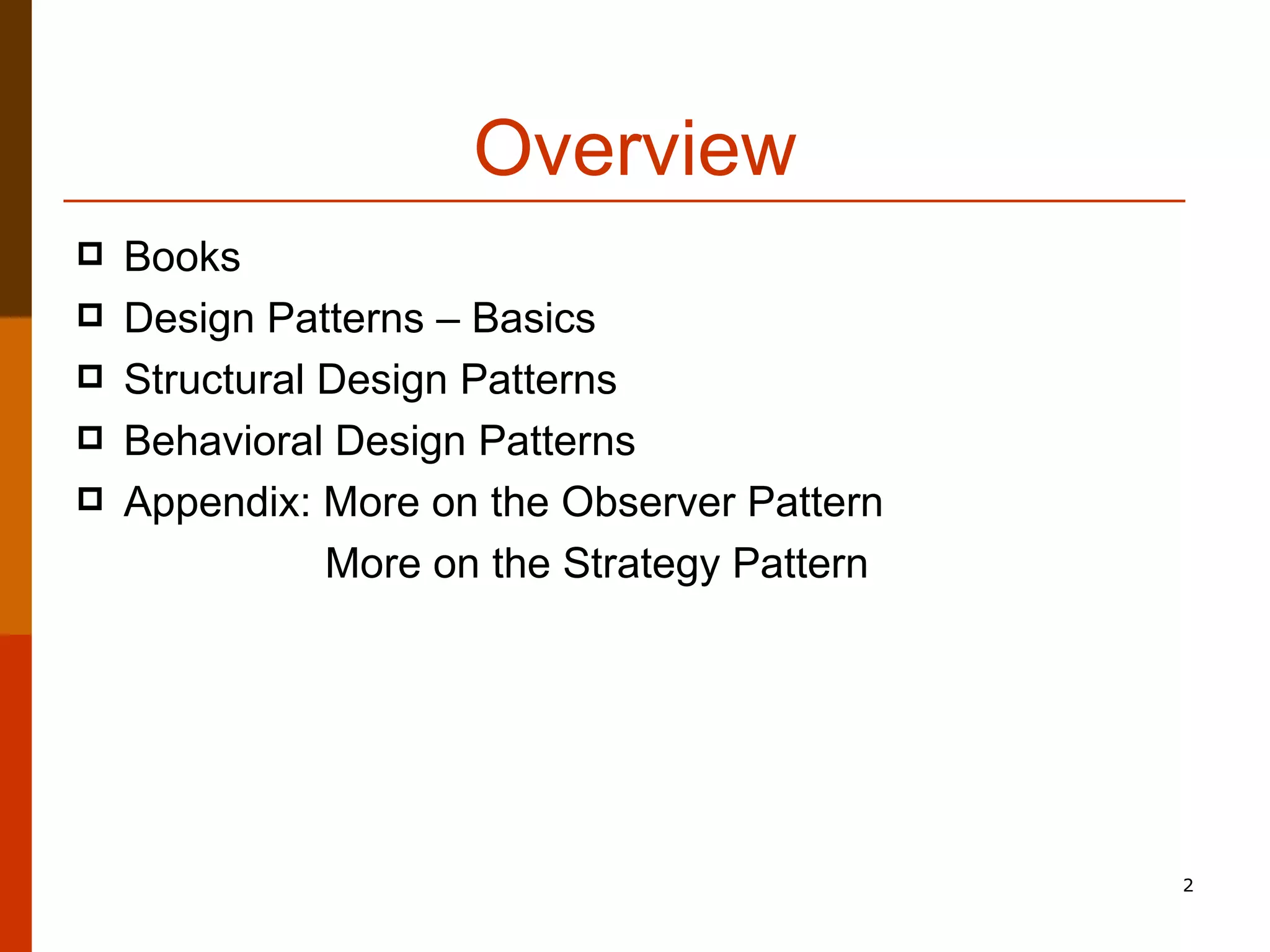 M04 Design Patterns | PPT