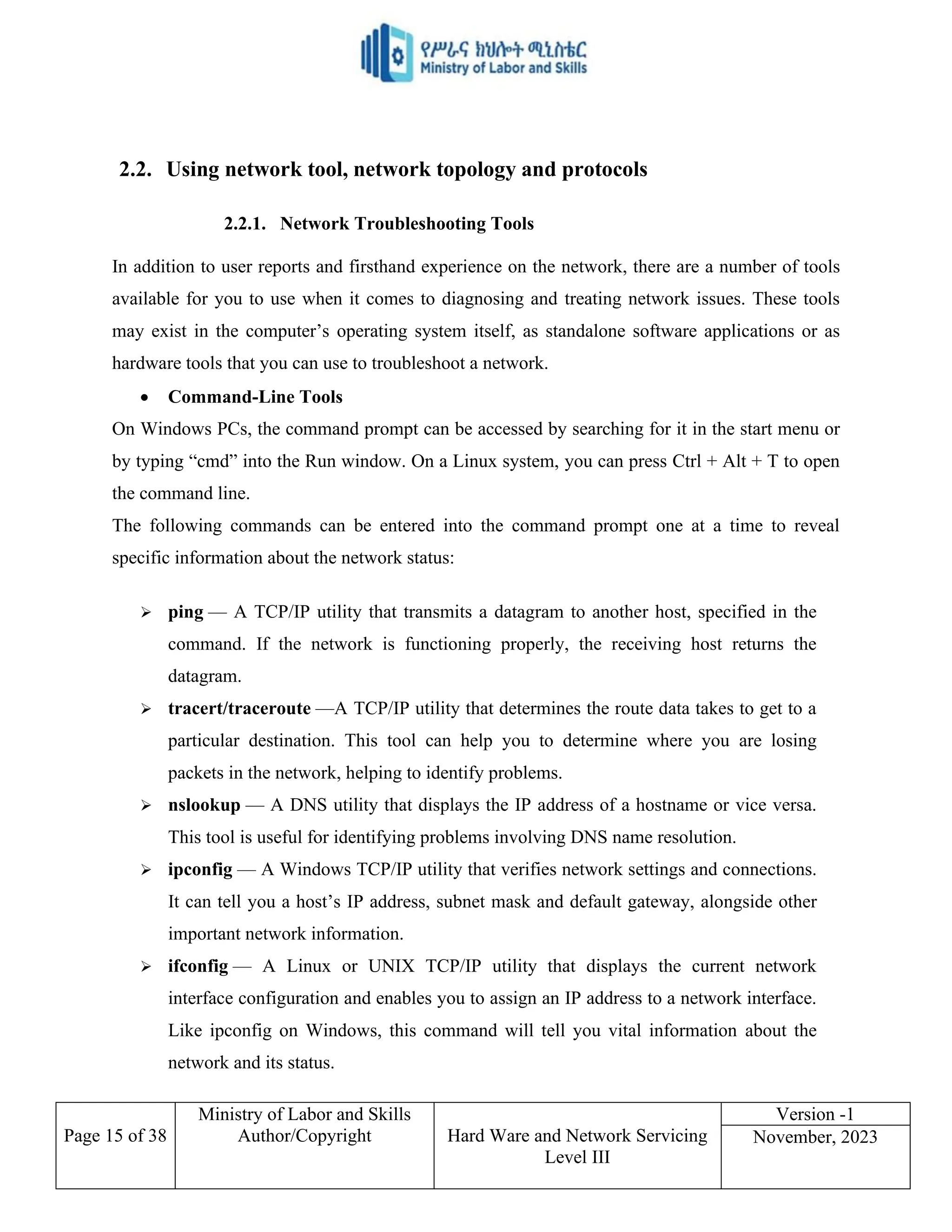 M05 - Identify and Resolve Network Problems.pdf