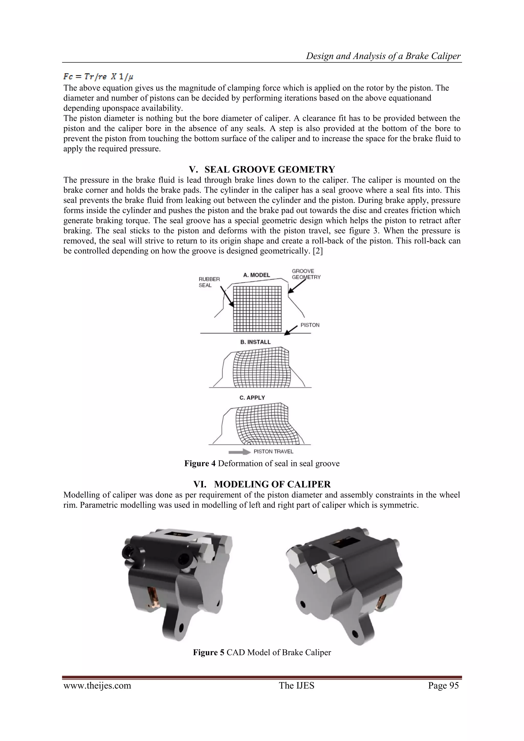 Design and Analysis of a Brake Caliper | PDF