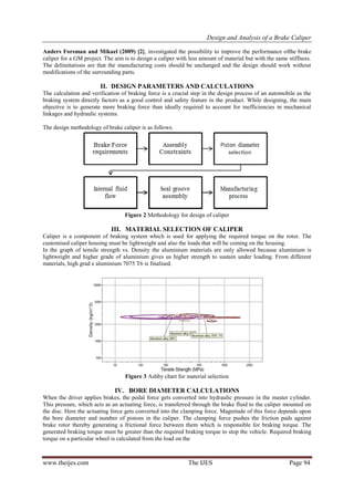 Design and Analysis of a Brake Caliper | PDF
