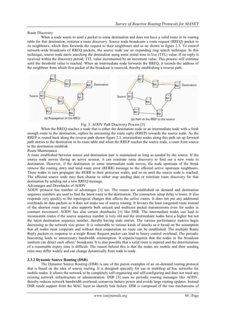 Survey of Reactive Routing Protocols for MANET | PDF