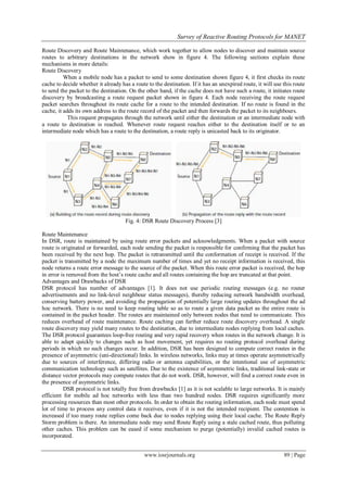 Survey of Reactive Routing Protocols for MANET | PDF