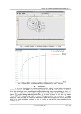 Survey of Reactive Routing Protocols for MANET | PDF
