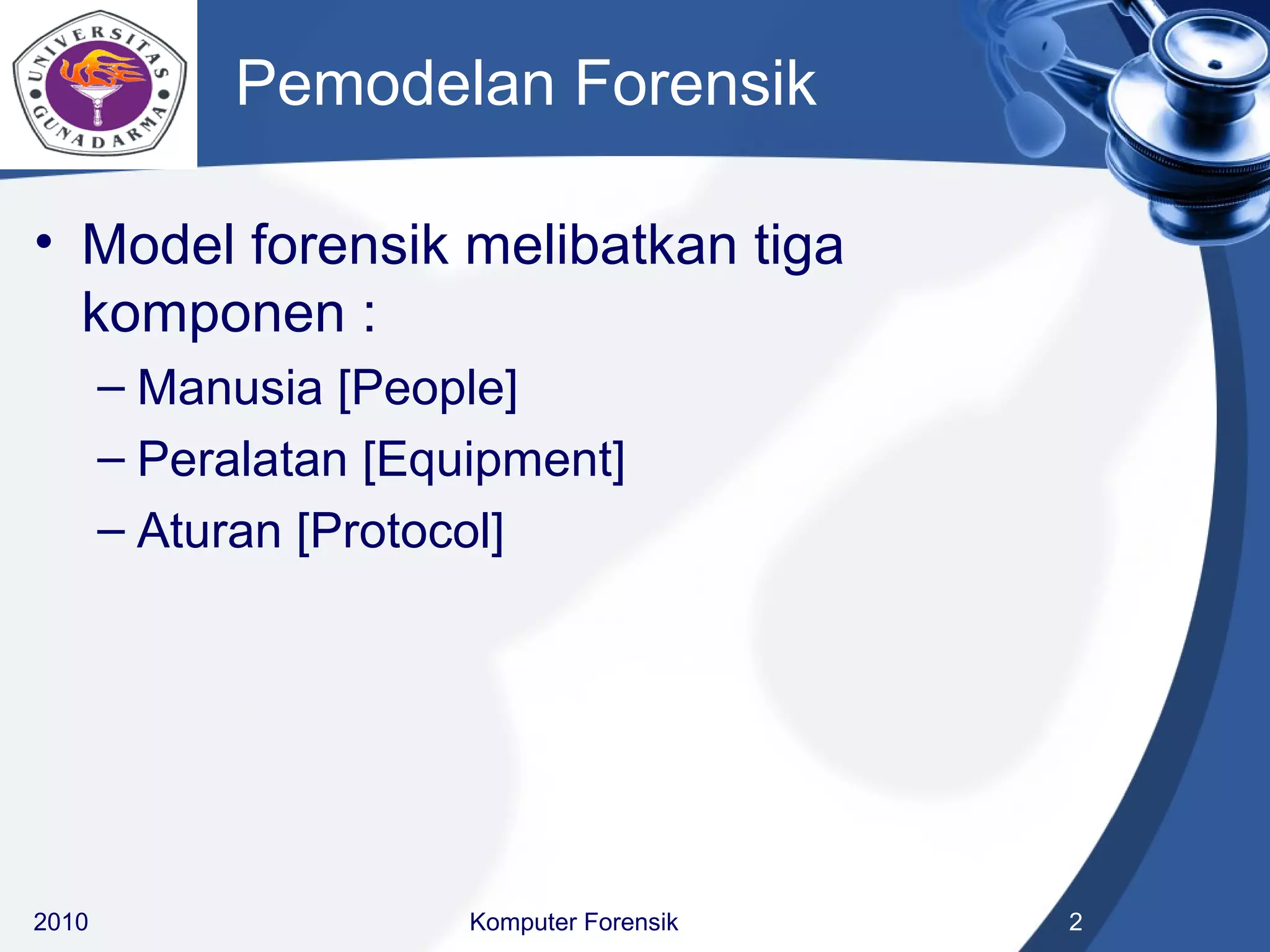 M05 metode komputer forensik | PPT