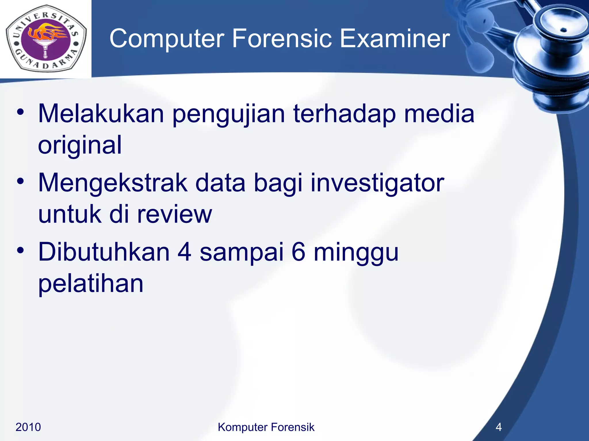 M05 metode komputer forensik | PPT