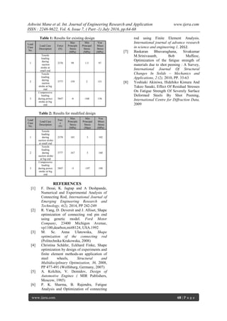 Finite Element Analysis and Design Optimization of Connecting Rod | PDF