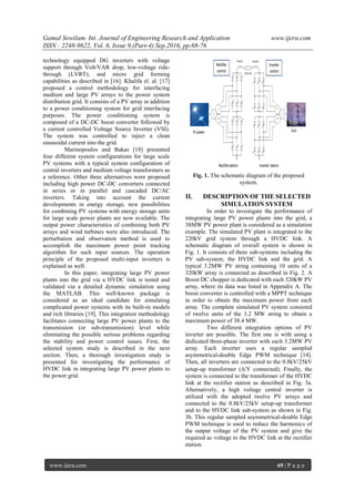 Grid Integration of Large PV Power Systems Using HVDC Link | PDF