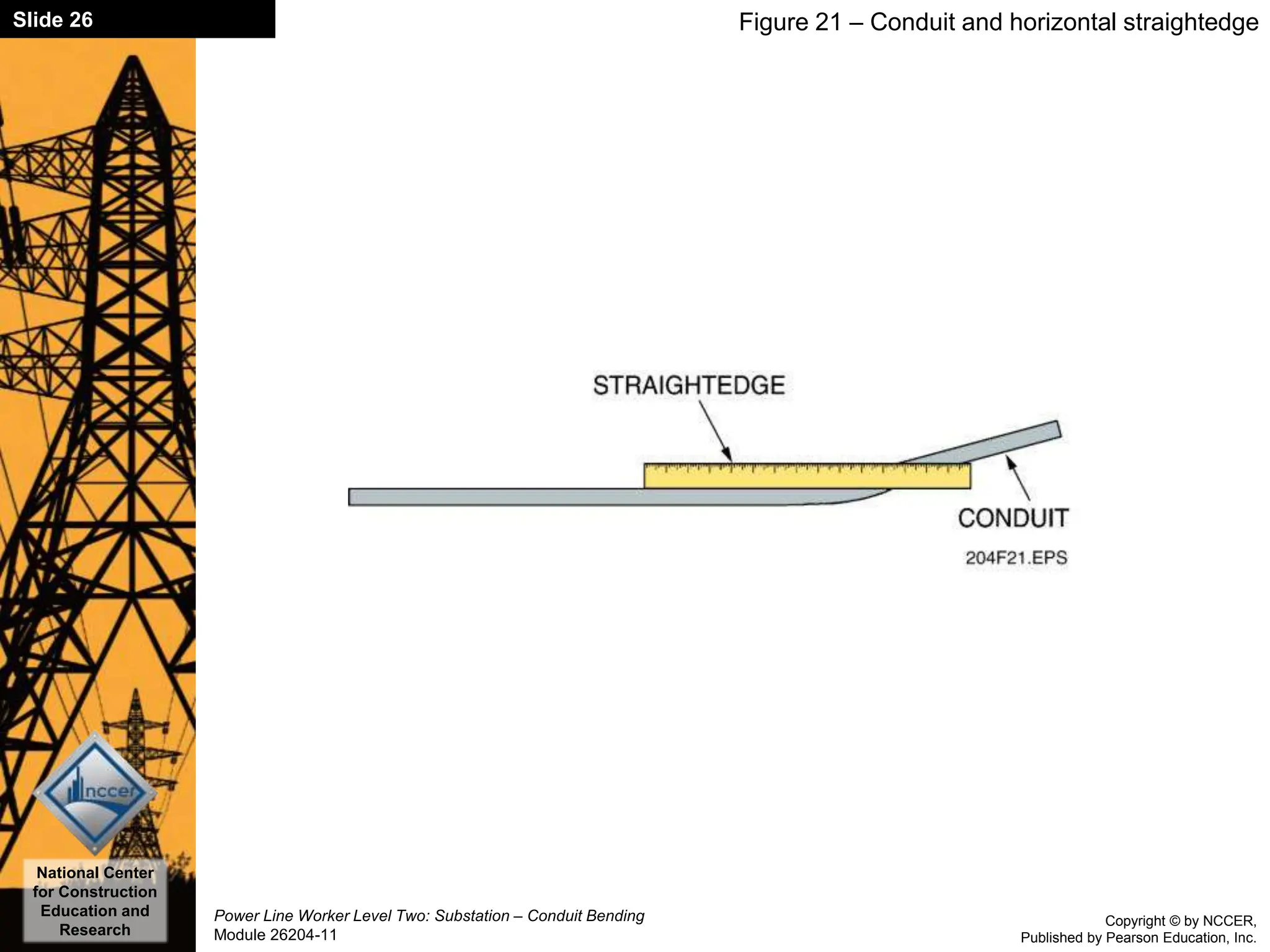 Module Six - Conduit Bending - NCCER Substation Slides | PPTX