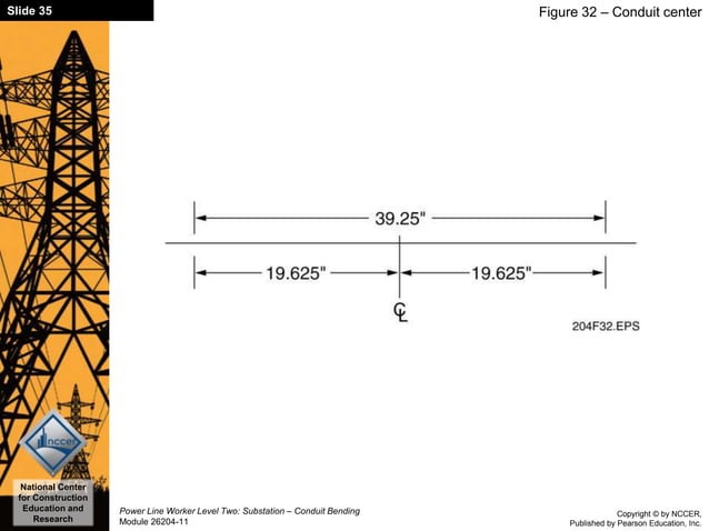Module Six - Conduit Bending - NCCER Substation Slides | PPTX