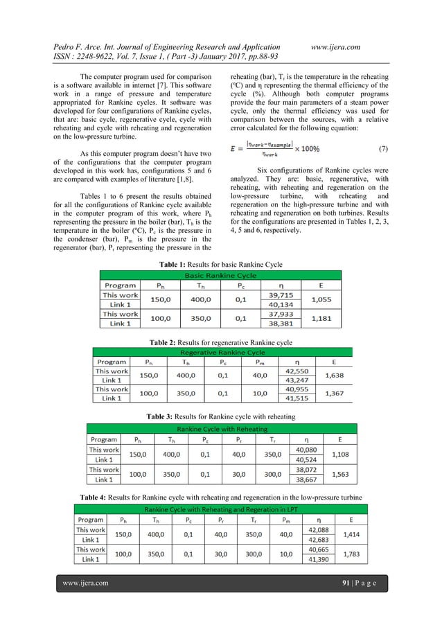 Thermodynamic Simulation of Steam Power Cycles using GUIMatLab ...