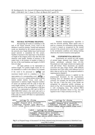 Recognition of Words in Tamil Script Using Neural Network | PDF | Desktop Publishing | Computer ...