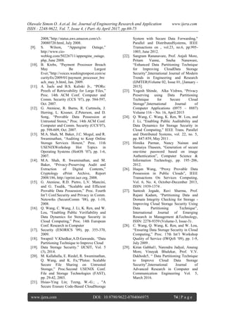 Data Partitioning Technique In Cloud: A Survey On Limitation And Benefits | PDF | Cloud ...