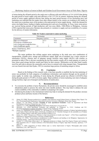 Marketing Analysis of onion in Bade and Geidam Local Government Areas ...