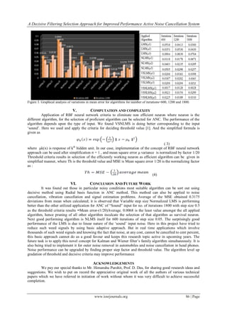 A Decisive Filtering Selection Approach For Improved Performance Active ...