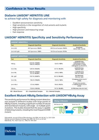 Liaison Hepatitis Virus | PDF