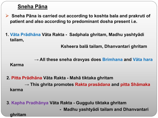 A presentation on vata rakta chikitsa ppt | PPTX