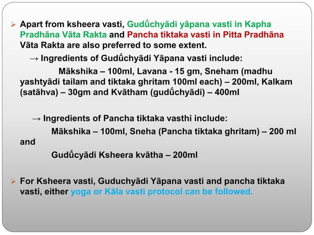 A presentation on vata rakta chikitsa ppt | PPTX