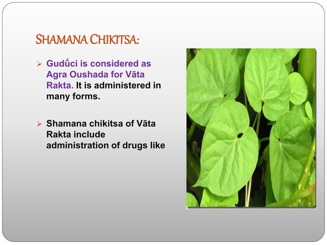 A presentation on vata rakta chikitsa ppt | PPTX