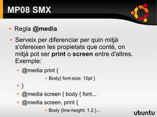 M08 fulls d'estil | PPT