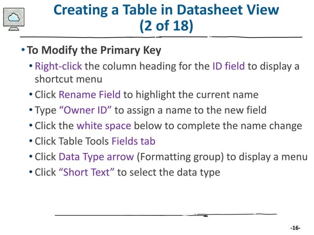 M0DULE 1-MS ACCESS Databases and Database Objects.pdf | Databases | Computer Software and ...