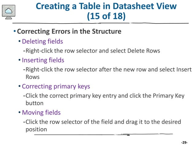 M0DULE 1-MS ACCESS Databases and Database Objects.pdf | Databases | Computer Software and ...