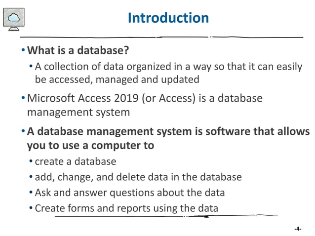 M0DULE 1-MS ACCESS Databases and Database Objects.pdf | Databases | Computer Software and ...
