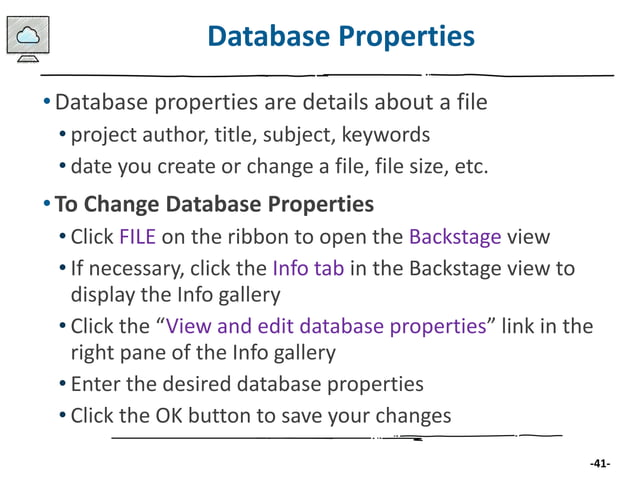 M0DULE 1-MS ACCESS Databases and Database Objects.pdf | Databases | Computer Software and ...