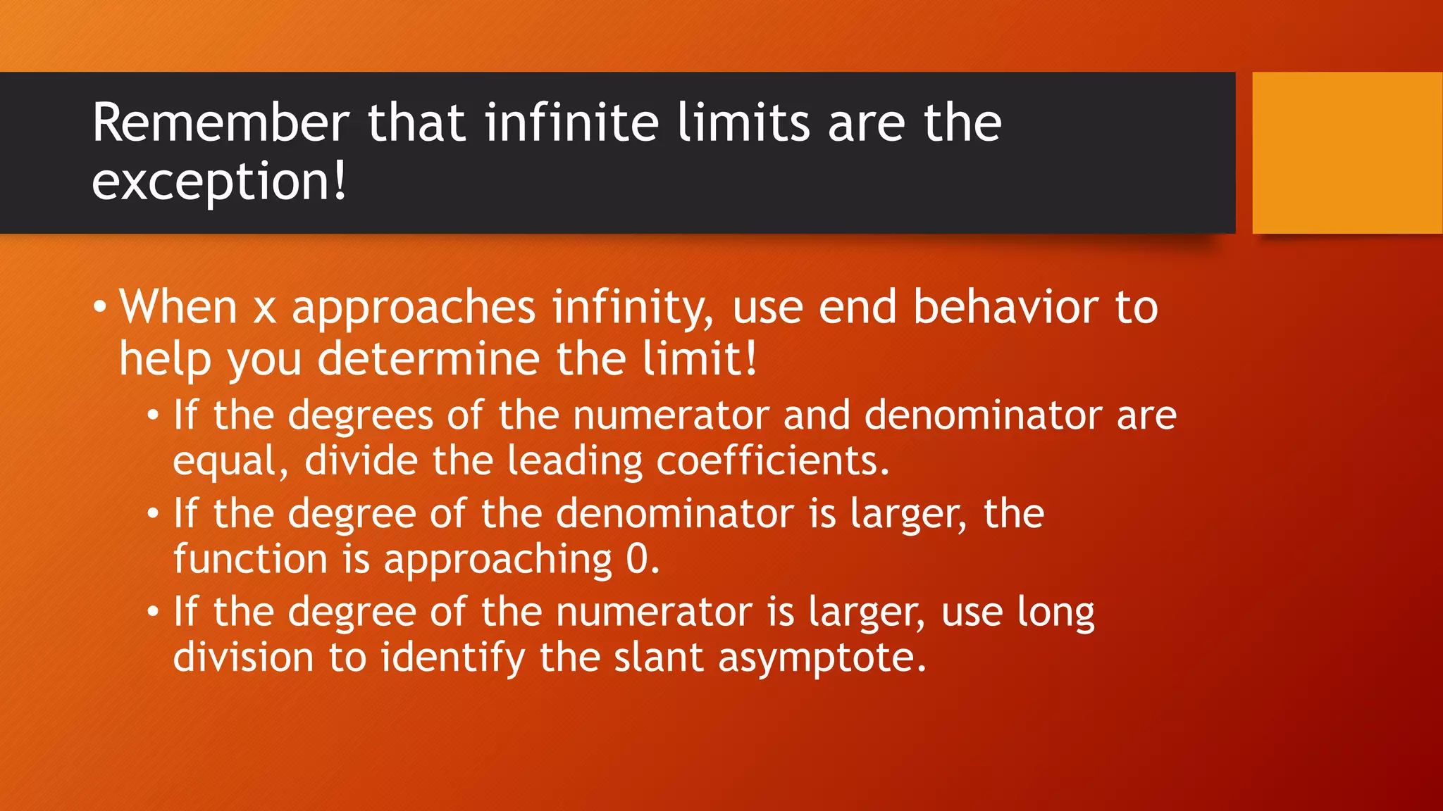 Evaluating Limits - A General Checklist | PPTX | Physics | Science