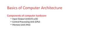 Introduction to C programming KTU syllabus | PPTX