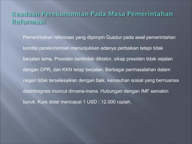 M1. gambaran perekonomian indonesia | PPT