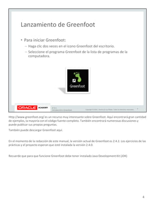 CAPITULO 1 DE GREENFOOT | PDF