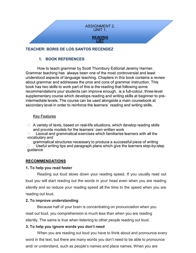 IMPROVE YOUR READING | DOC