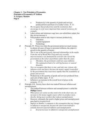 Ten Principles of Economics | PDF