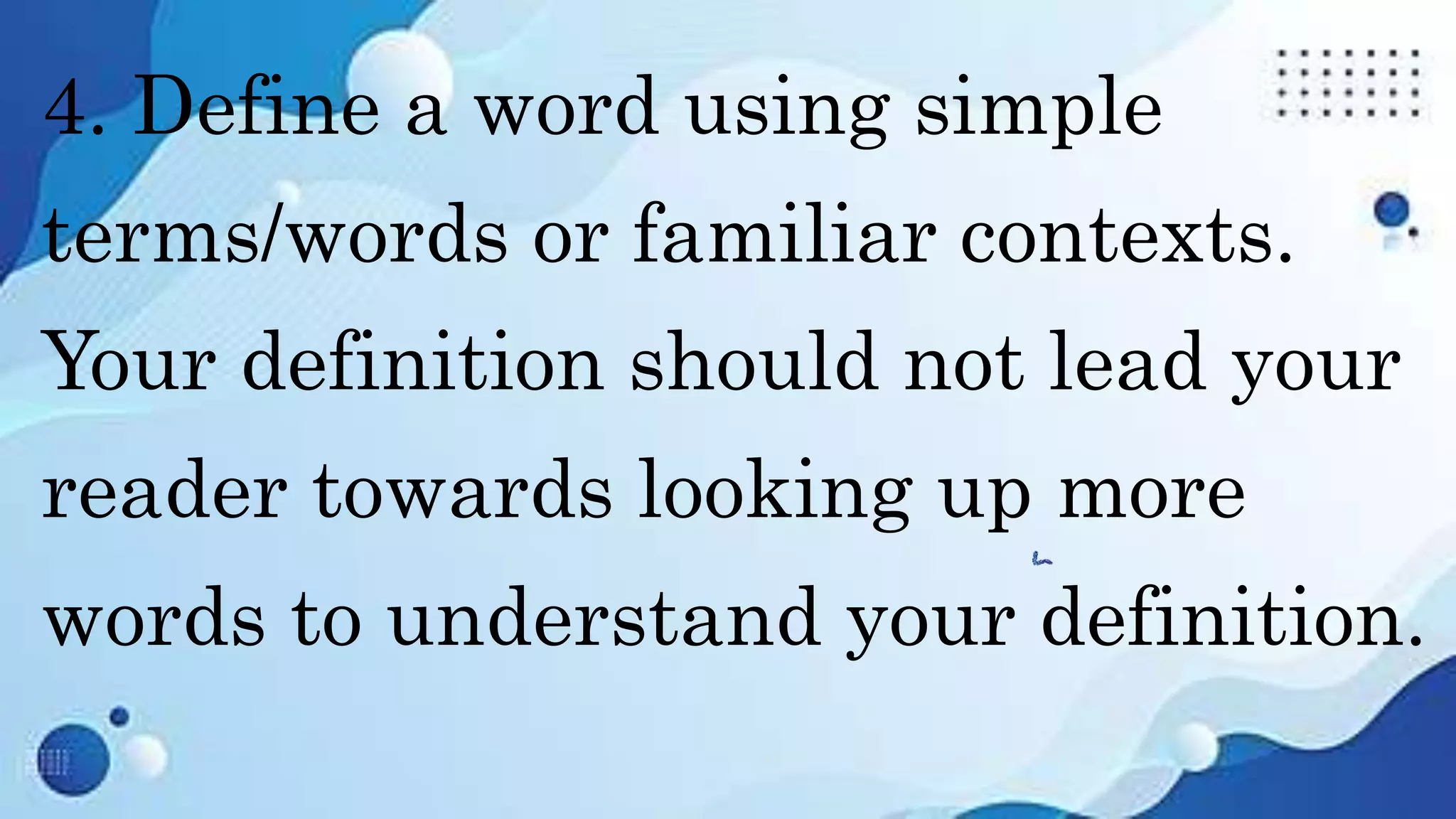 M1-Using Correct Grammar in Making Definitions.pptx | Geology | Science