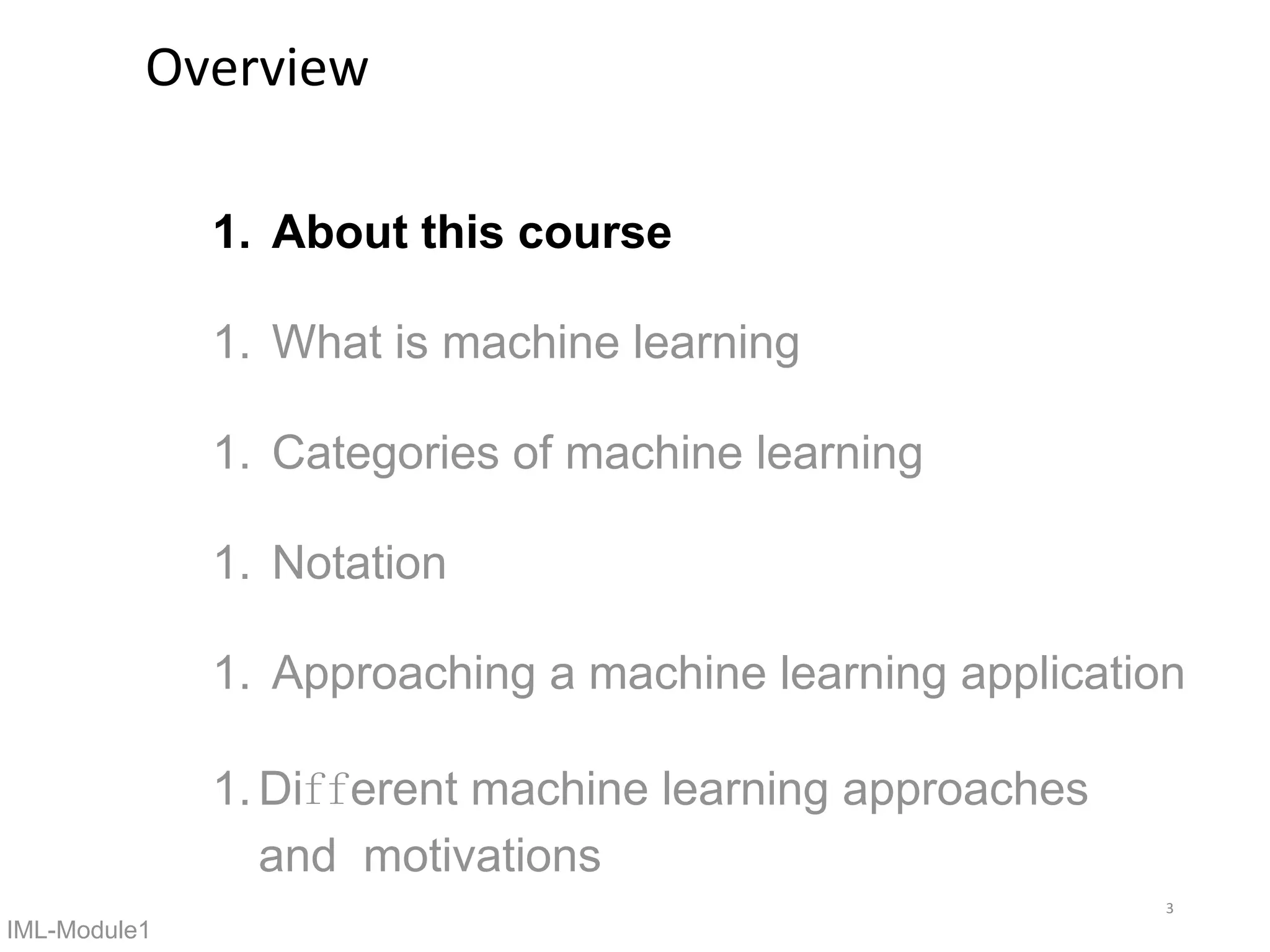 Module1 of Introduction to Machine Learning | PPTX