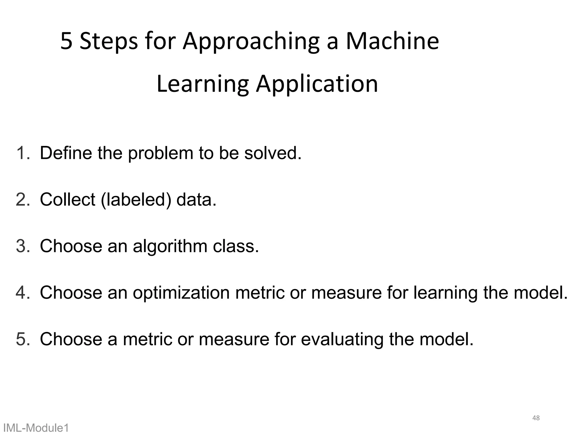 Module1 of Introduction to Machine Learning | PPTX | Artificial Intelligence | Technology ...