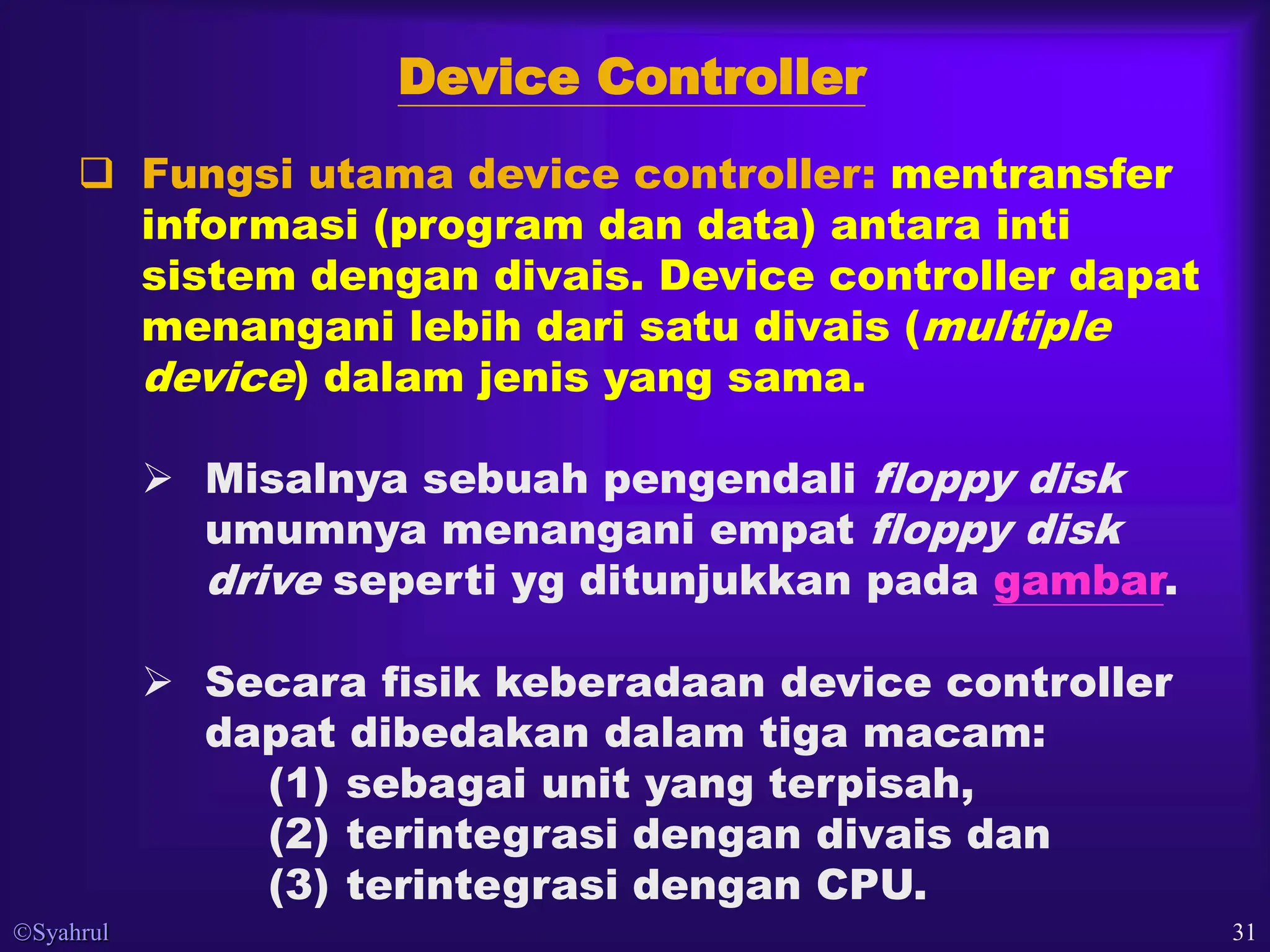Organisasi Komputer Modern, Perangkat dan Arsitektur | PPT