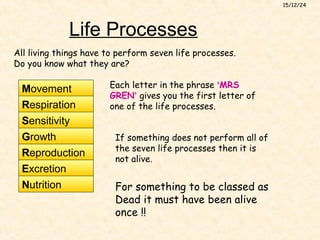 [M1.1] READ - The Seven Life Processes (PowerPoint) v1a.ppt