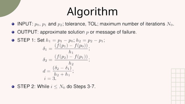 Muller Method numerical methods mathematics.pptx