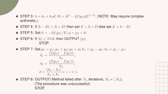 Muller Method numerical methods mathematics.pptx