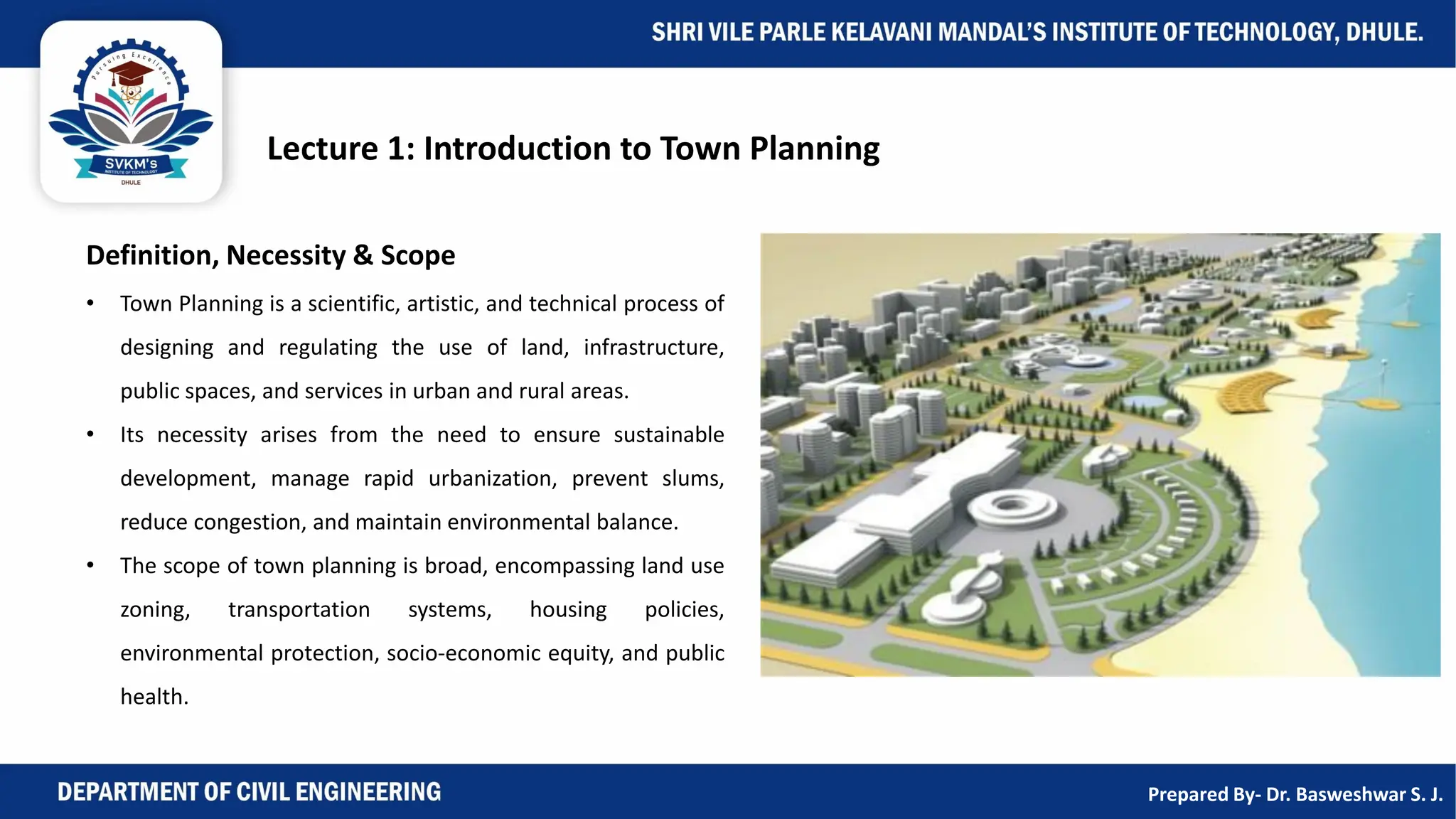 BTCVPE 506F Town and Urban Planning Module 1 | PDF
