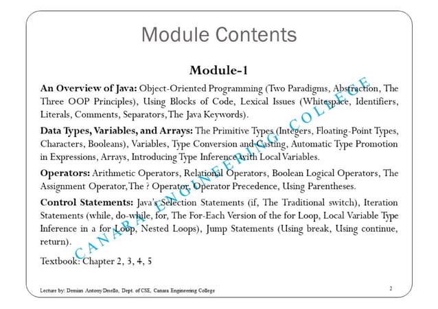 Object Oriented Programming with JAVA | PDF | Programming Languages | Computing