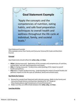 M1-Designing-SLOs-13NOV13 | PDF