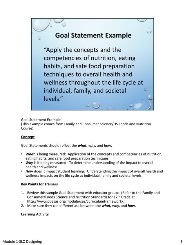 M1-Designing-SLOs-13NOV13 | PDF