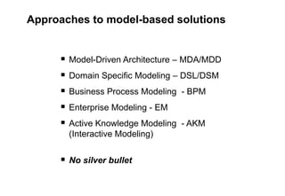 Model-based Development and Evolution of Information Systems - Introduction | PPT | Free Download