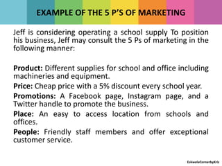 Marketing principles and strategies | PPT