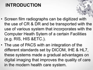 Pacs, hospitalIs, radiology information sytems | PPTX