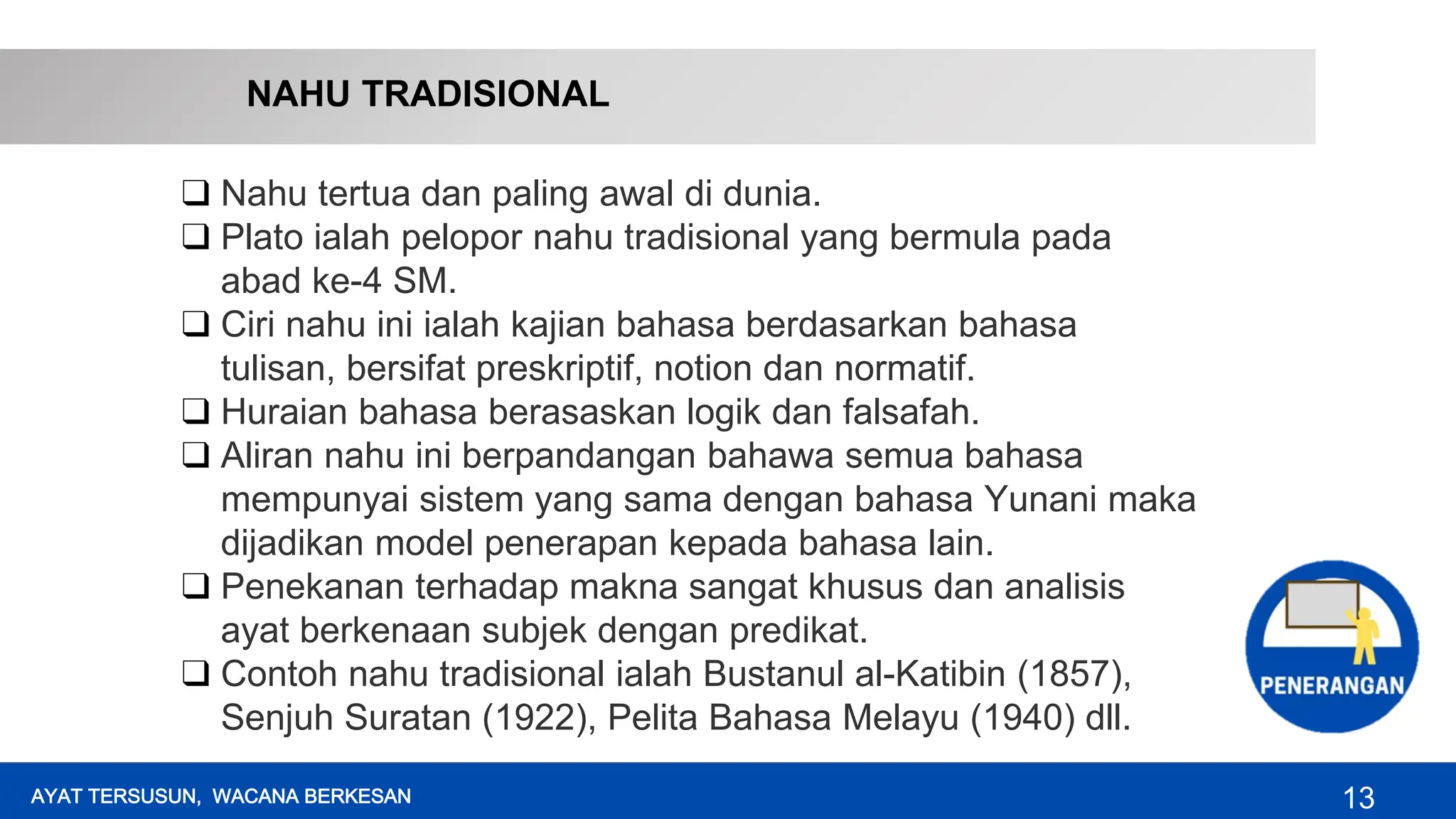 Pengenalan Bidang Sintaksis Bahasa Melayu | PDF
